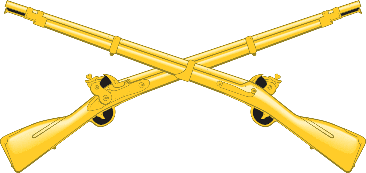 Army Infantry Vinyl Decal Sticker, $6.99 at MilitaryVetsPX.com