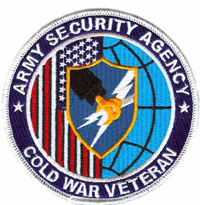 Army Security Agency Cold War Veteran Patch