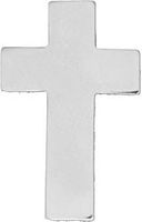 Chaplain Cross Silver Pin
