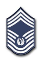 Chief Master Sergeant of the Air Force (1993) Vinyl Transfer Decal, $6. ...