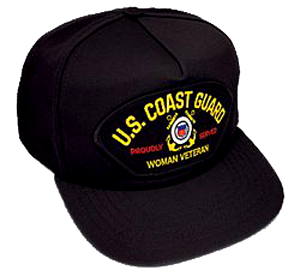 Coast Guard Woman Veteran Ball Cap