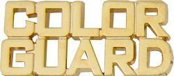 Color Guard Gold Pin
