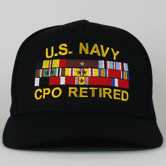 Custom Coast Gaurd Baseball Hat with Ribbons - up to 9