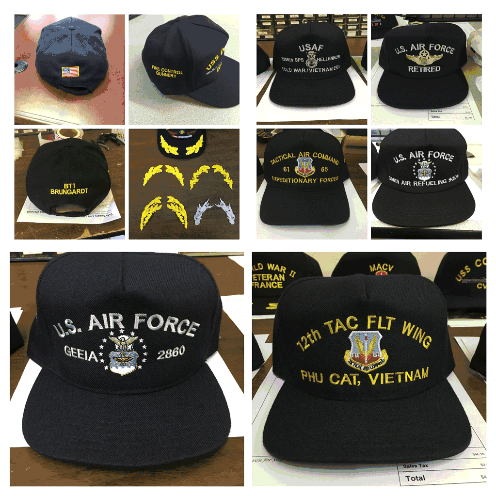 Air Force Custom Cap - Text & Image