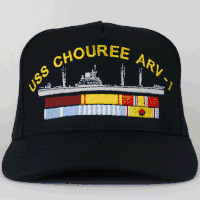 Navy Ships Caps with Ribbons (up to 6)