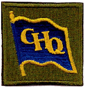 GHQ Blue Regulation Military Patch