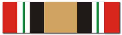 Iraq Campaign Ribbon Decal