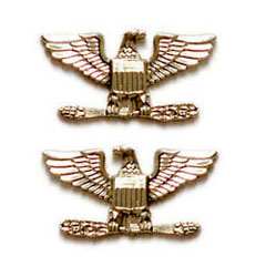 Miniature Captain/Colonel Officer Rank Insignia (Pair)