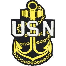 USN Anchor Patch