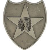 2nd Infantry Division Silver Pin