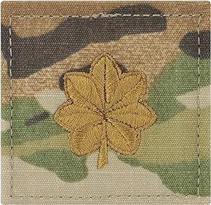 OCP Major MAJ O4 Rank 2x2 Hook Fastener Back