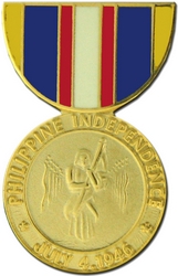 Philippine Independence Medal Pin