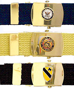 Polished Brass Military Style Buckle