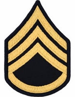 Men's SSGT E-6 Staff Sergeant ASU Blue Rank Chevrons