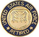 Official Discharge & Retirement Lapel Pins