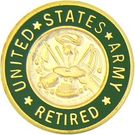 Official Discharge & Retirement Lapel Pins