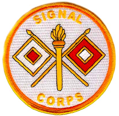 U.S. Army Signal Corps Patch - BACK ORDER