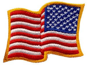 U.S. Flag Right Facing Patch