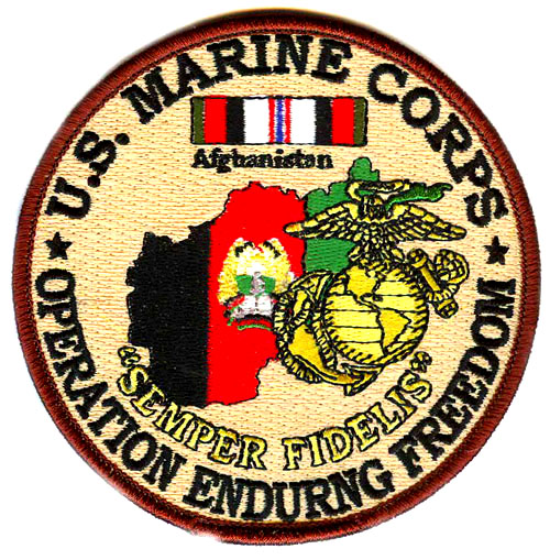 U.S. Marine Corps Afghanistan Operation Enduring Freedom Patch