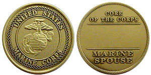 U.S. Marine Corps Spouse Challenge Coin