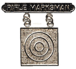 USMC Rifle Marksman Badge