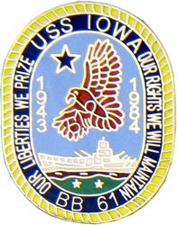 USS Iowa Pin