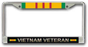 Vietnam Veteran License Plate Frame