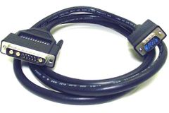 13W3M/HD15M, Sun Microsystems to VGA Monitor, 6-Foot - Sun Monitor Cables