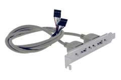 2-Port USB Bracket, 24-Inch - USB Cables & Accessories