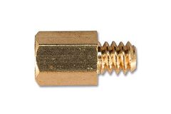 Brass Stud, Coarse Thread, 6- Piece - Screws & Nuts