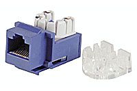 CAT6 Keystone Jack - Blue Color - Keystone Jacks