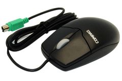 Compaq N3 Ball Scroll PS/2 Mouse, Black Color, P/N: 5187-6140 ...