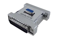 DB25 Male to Female+DB9 Female RS232 Tri-Port Adapter - Null Modem ...