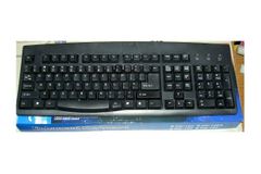 Enhanced Keyboard P/S2 Black Color, HK-100 - Keyboards & Mice