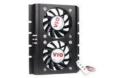 Hard Drive Cooler with Dual Fans, Black Color - Hard Driver Cooler