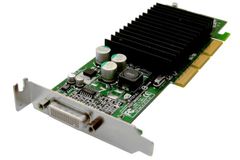 Low Profile nVidia Quadro NVS 280 64MB AGP Video Card - Video Cards