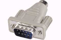 MDIN6M/DB9M, Serial Mouse to PS2 Port Adapter - PS2 Keyboard / Mouse ...