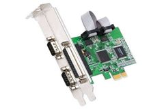 PCI Express 2-Serial Port, 1-Parallel Port Combo Card - Parallel ...