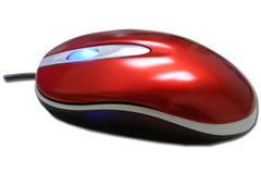 PS2 Optical Mouse - Mechanic Red & Sliver Color - Keyboards & Mice