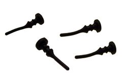 Rubber Fan Mount 4-Pack - Screws & Nuts