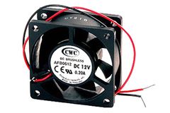 TopMotor 60mm x 25mm Ball Bearing Fan - 2 Lead Wires - 60mm Fan