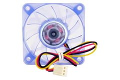 Transparent Blue 60mm Case Fan with 3-Pin Connector - 60mm Fan