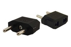 US to Euro Plug Socket Adapter 10A 250V - 125V - AC Power Adapters