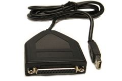 USB to DB25 Female Adapter, P/N: DB25F/USB - Parallel / Printer Cables ...