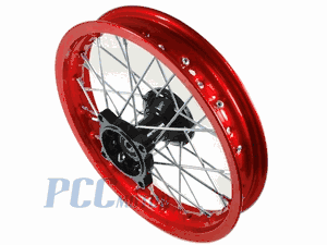14" FRONT RED RIM HONDA SDG SSR 125CC PIT BIKE RM08R