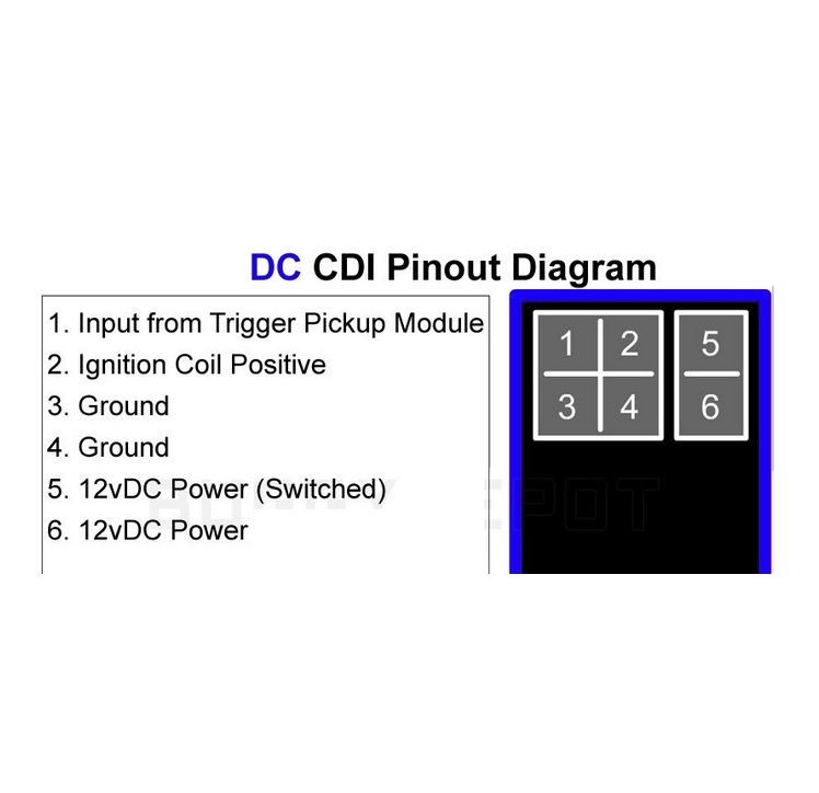 DC CDI Pinout Diagram