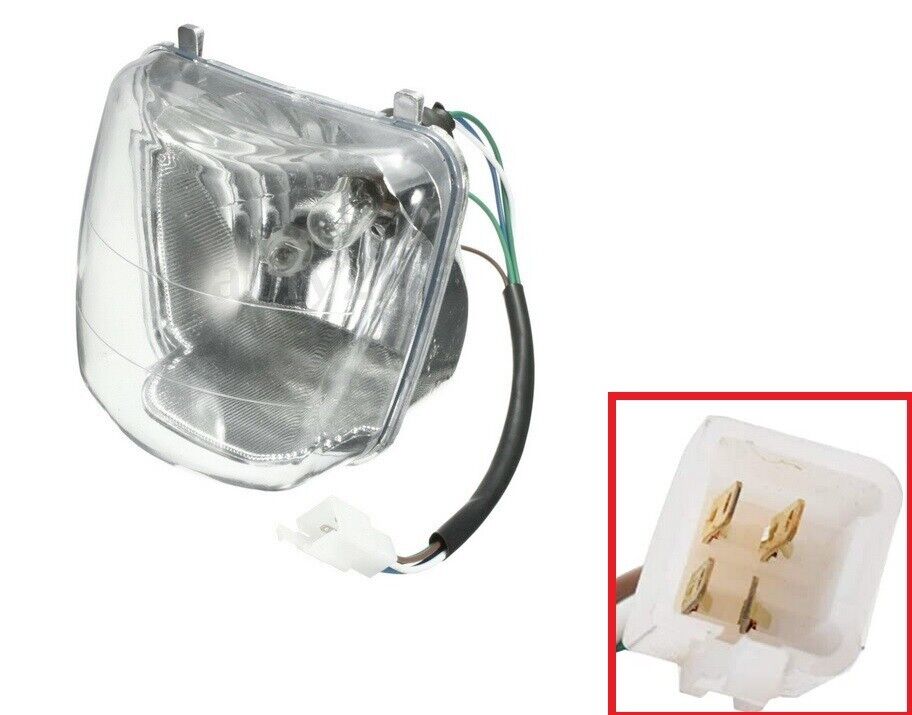 4 wires Chinese ATV QUAD Headlight 50 70 90 110cc COOLSTER 3050C TAOTAO ...