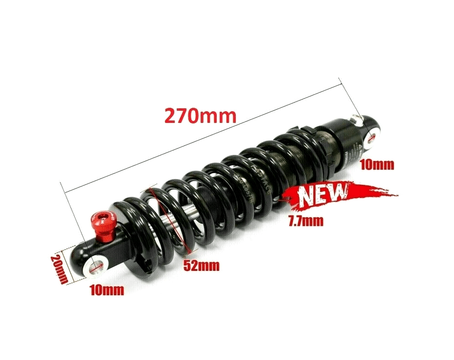 Fastace 10.5" Eye to Eye 270MM SHOCK Pit Dirt BIKE ADJUSTABLE 22AR SK10