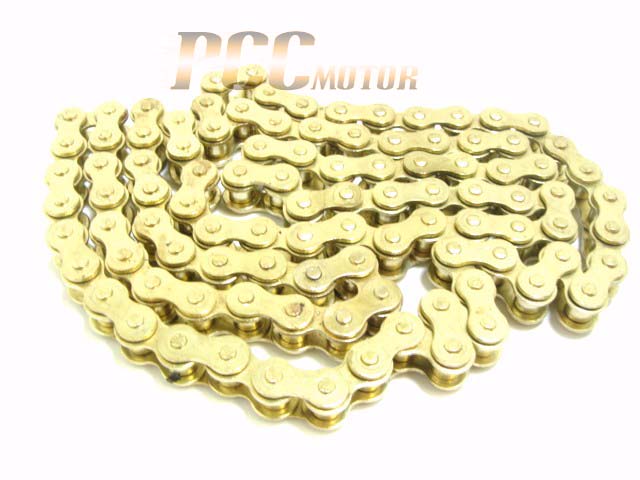 420 GOLD CHAIN 102 LINK SSR COOLSTER TAOTAO SDG 107 109 PIT BIKE ATV