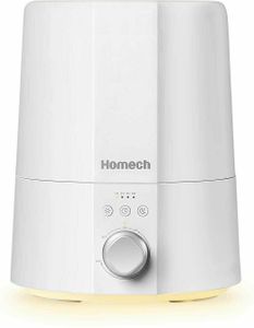 Homech HM-AH004 Cool Mist Humidifier 28dB Quiet Ultrasonic Humidifiers ...